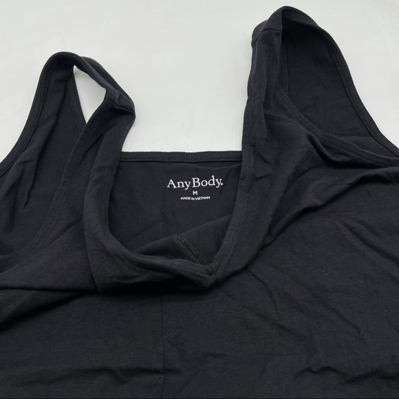 AnyBody | Pants & Jumpsuits | M Anybody Loungewear Cozy Knit Wide Leg Jumpsuit Black Medium Back ...